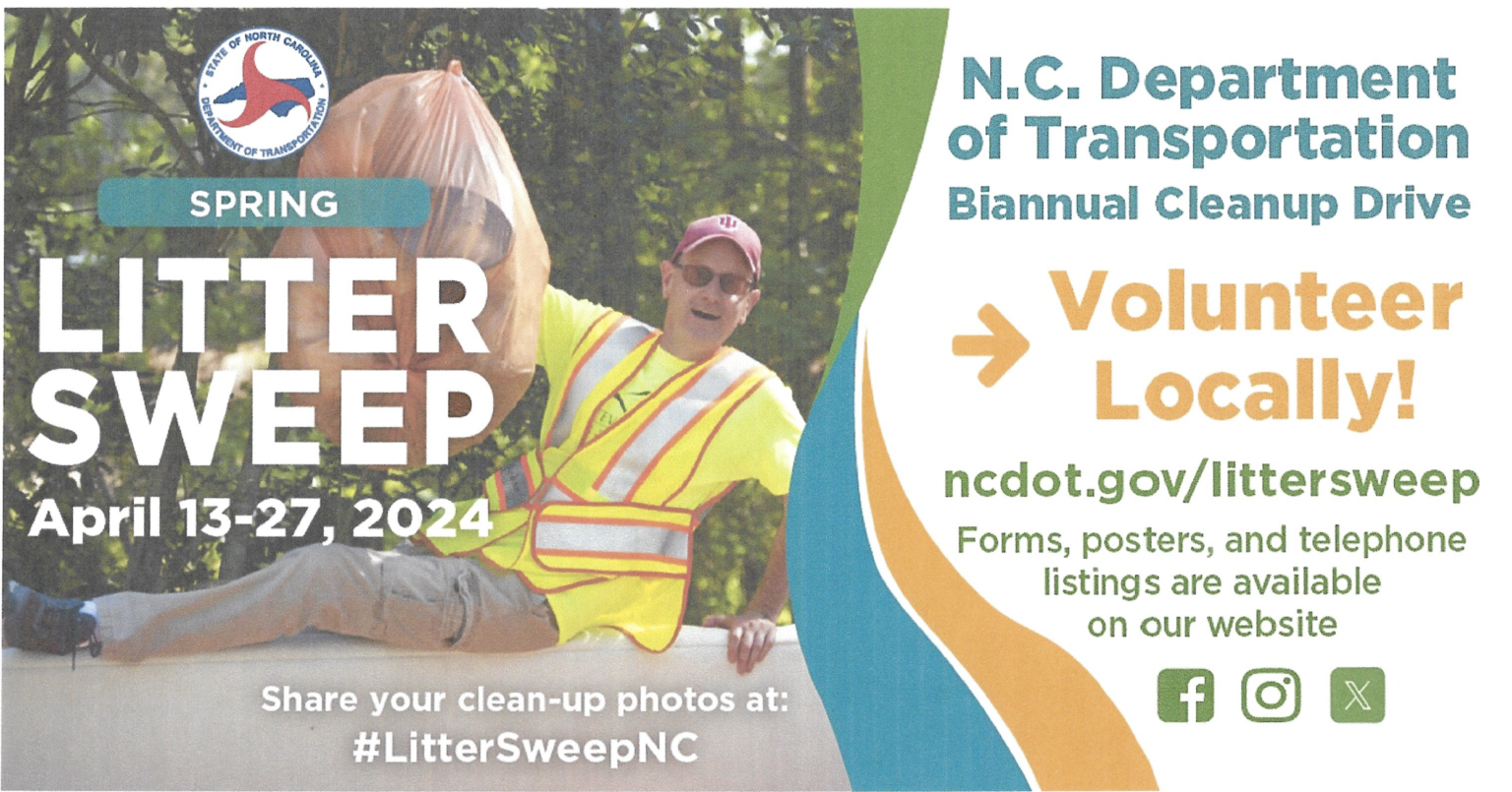 Spring Litter Sweep 2024 - Town of Unionville, NC